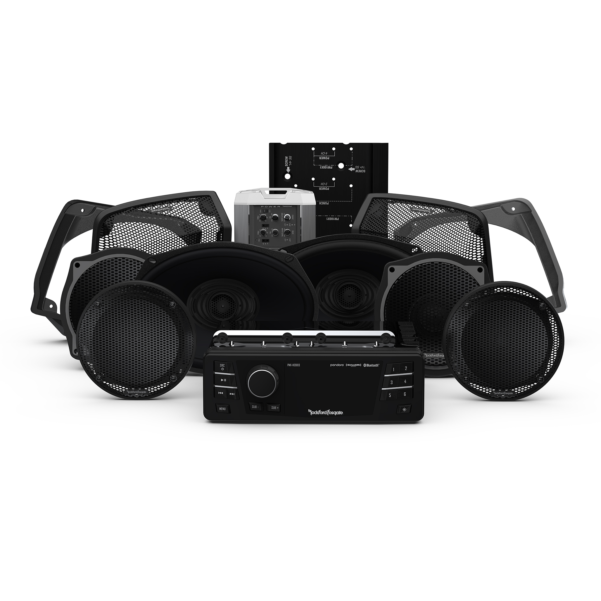 Rockford Fosgate HD9813SGU-STAGE3 1998-2013 Electra Glide Ultra Head ...