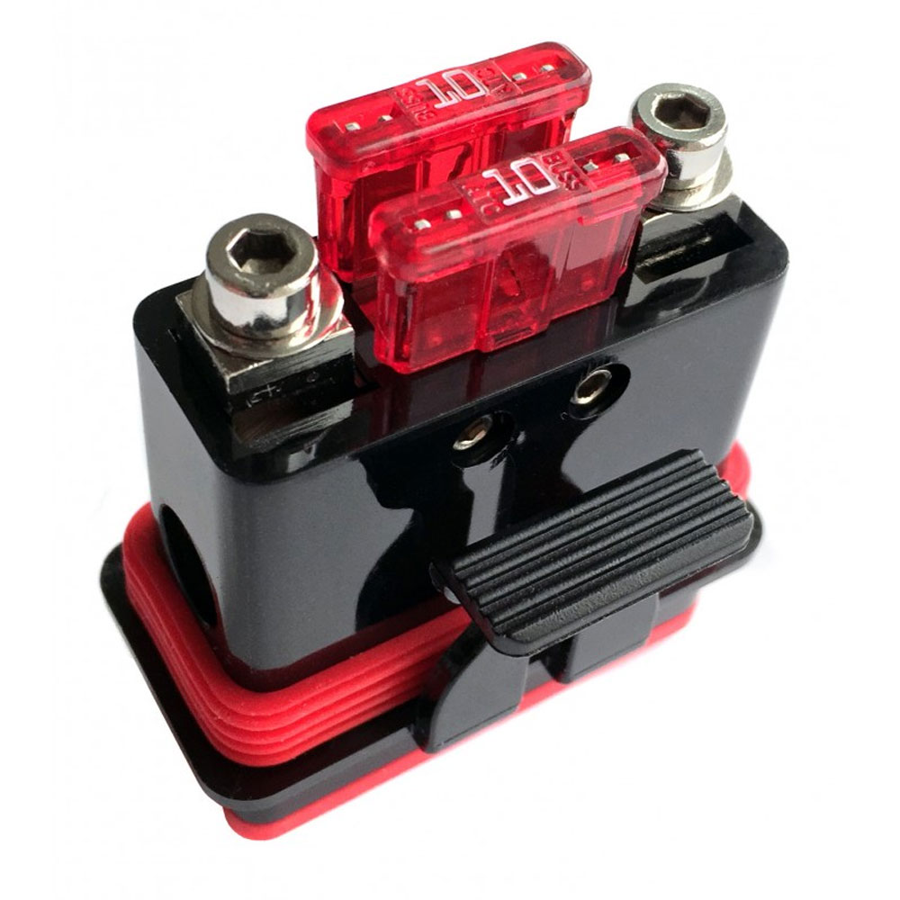 Stinger Marine Min-ANL Dual STC Fuse Holder for 4 AWG Power Wire ...